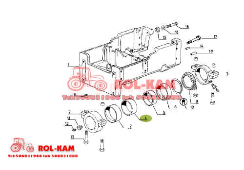 TULEJA PRZEDNIEGO NAPĘDU CASE IH RENAULT NEW HOLLAND STEYR 105x115x44 ...